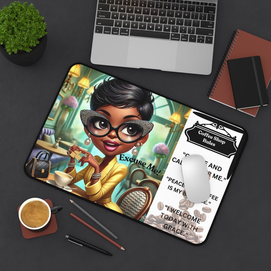 Coffee Shop Rules Vol - 2 Desk Mat - Etsy