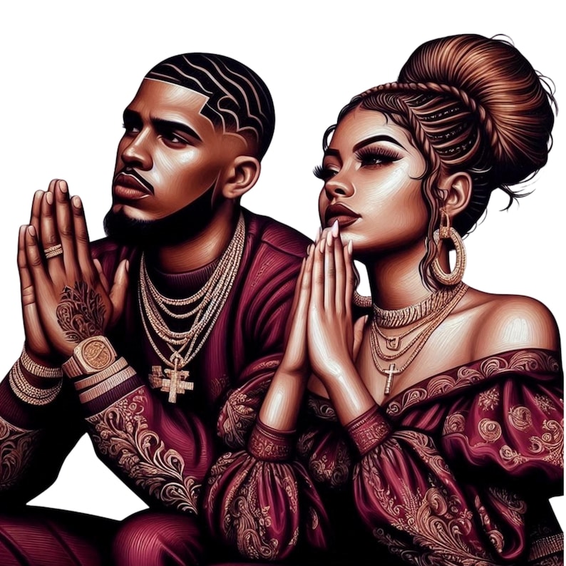 Praying Couple PNG Digital Download - Etsy