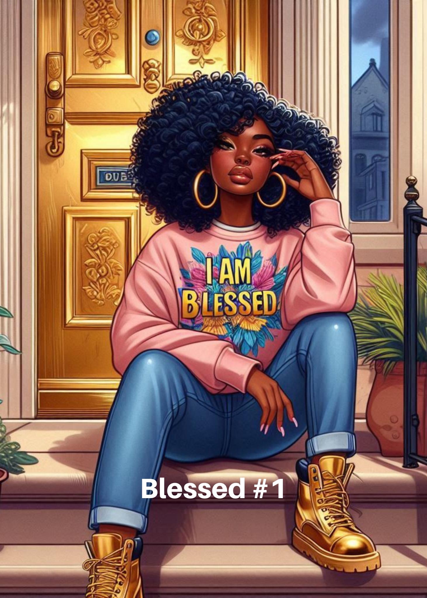 I Am Blessed Female Journal Book Cover Images With Bonus Printify Book ...