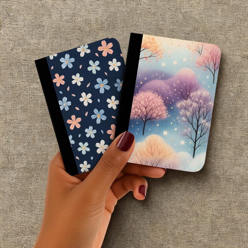 Floral Print Mini Composition Notebook, Pocket Size - Etsy UK