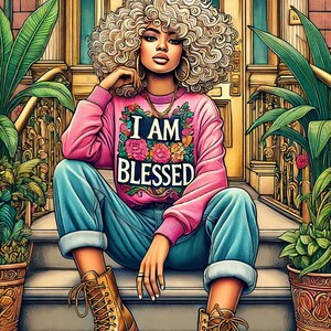 I Am Blessed Female Journal Book Cover Images With Bonus Printify Book ...
