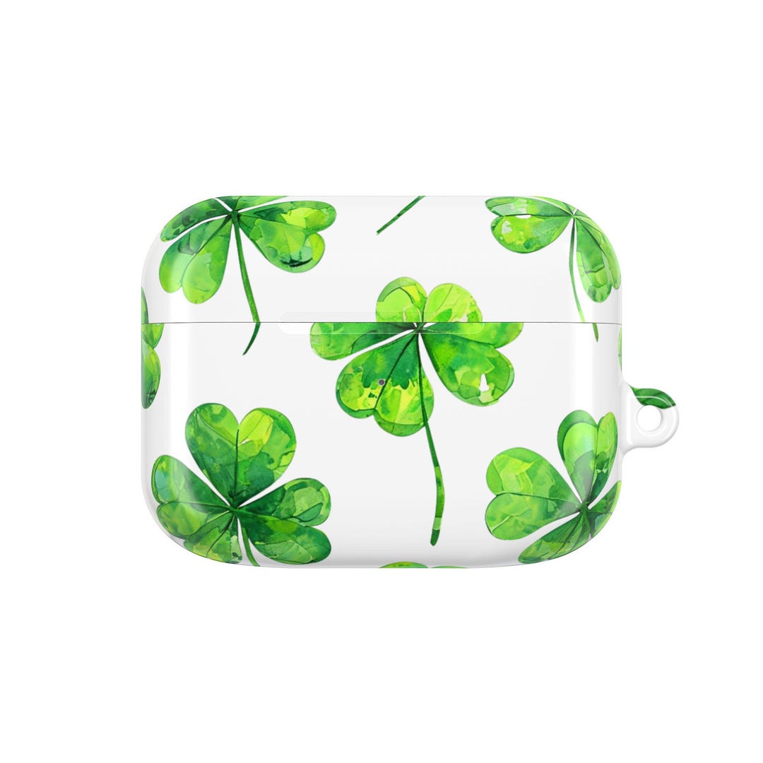 Shamrock AirPod Case, St. Patrick's Day Accessory, Green Clover Design ...