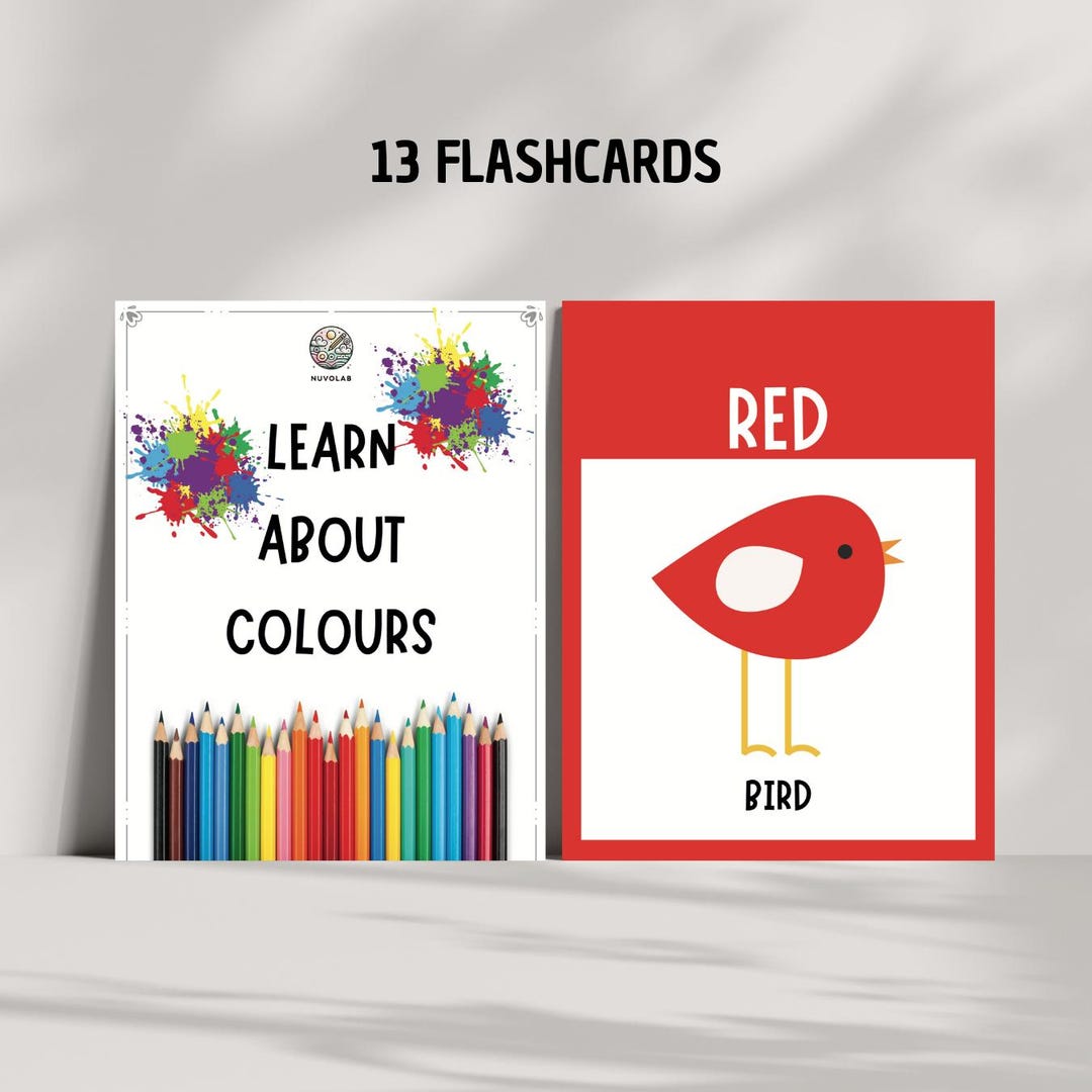 Educational Flashcards for Kids: Colors in English | Fun Learning for ...