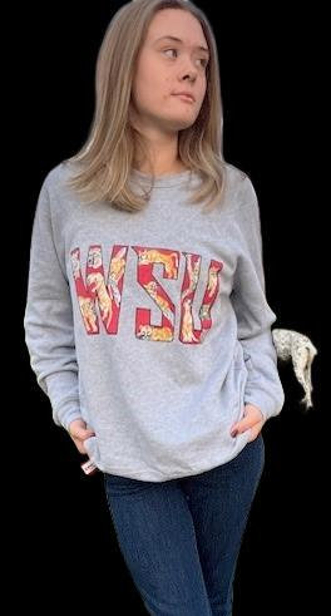 WSU Sweatshirt, Cougars Design on Washington State University ...