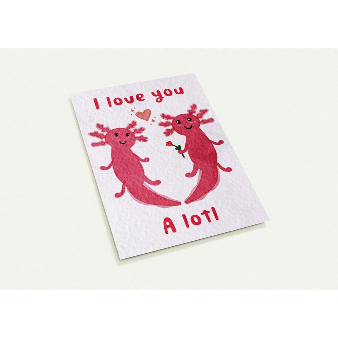 I Love You a Lotl Anniversary/ Valentines Card Pack of 10 Greeting ...