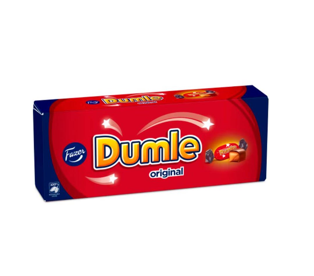 Karl Fazer Classic Dumle, Nice 250g Package Finnish Chocolate, Karl ...