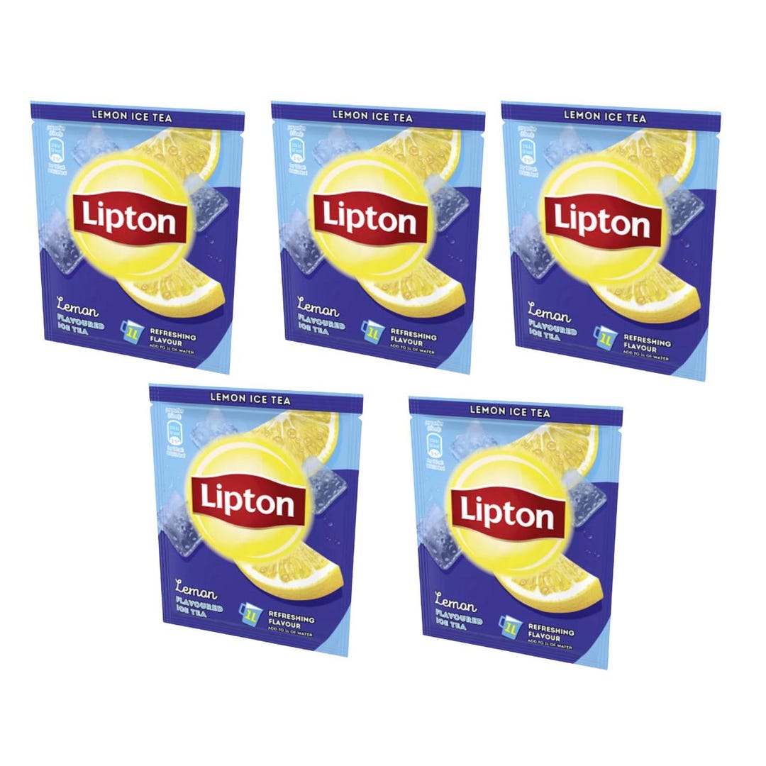 5x Lipton Iced Tea Lemon 52g – Refreshing Citrus Tea Powder – Perfect ...