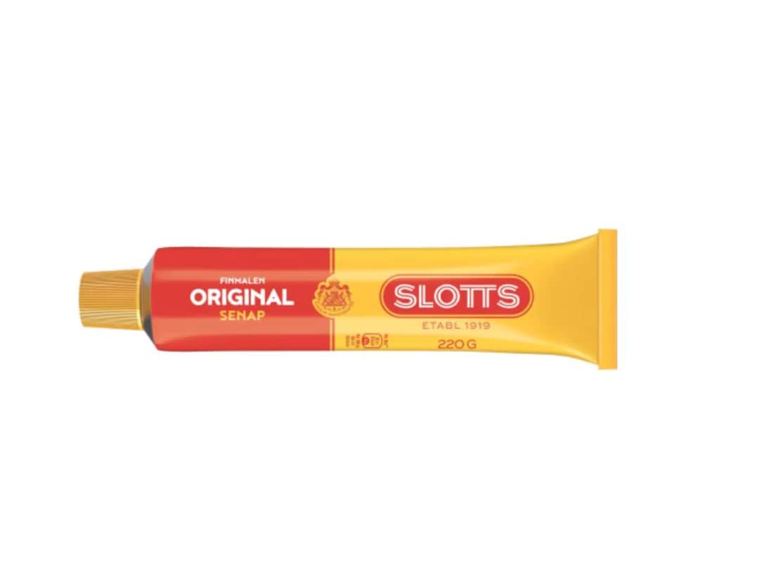 Swedish Mustard, Slotts Senap Original 220 G, Classic Mustard From ...