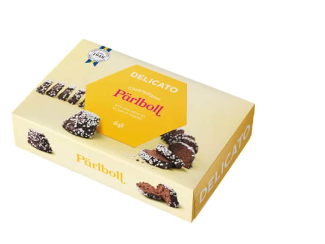 1 Box Delicato Vegan Chokladboll – Classic Swedish Chocolate Balls With ...