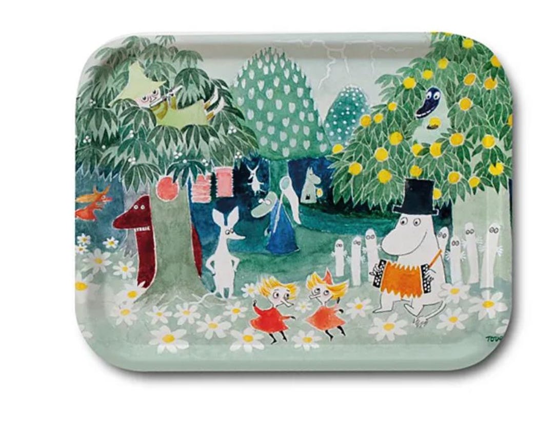Classic Tray Moomin Tray Moomin Wizard's Hat Tray Add a Touch of Nordic ...