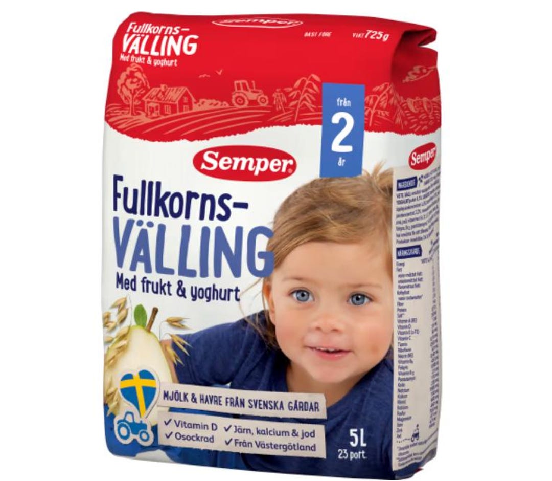 Semper Whole Grain Gruel / Thin Porridge - Svensk Välling- Made in ...