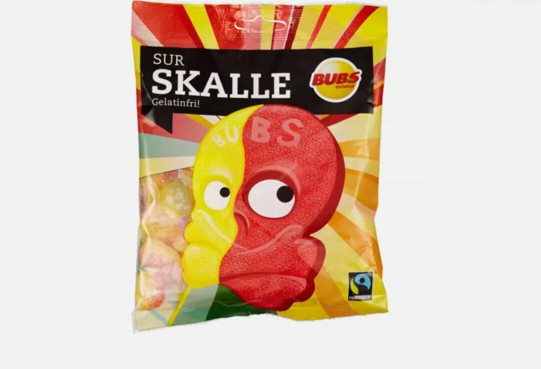 Swedish Candy Original - Bubs Mini Surskalle Sour Skull 190g- FASTEST ...