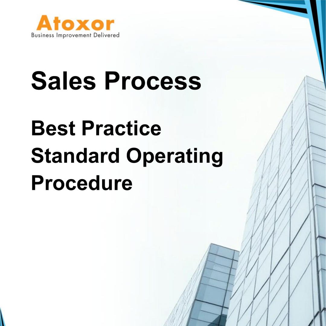 Sales Standard Operating Procedure, SOP, Sales, Workflow, Guide, Best ...
