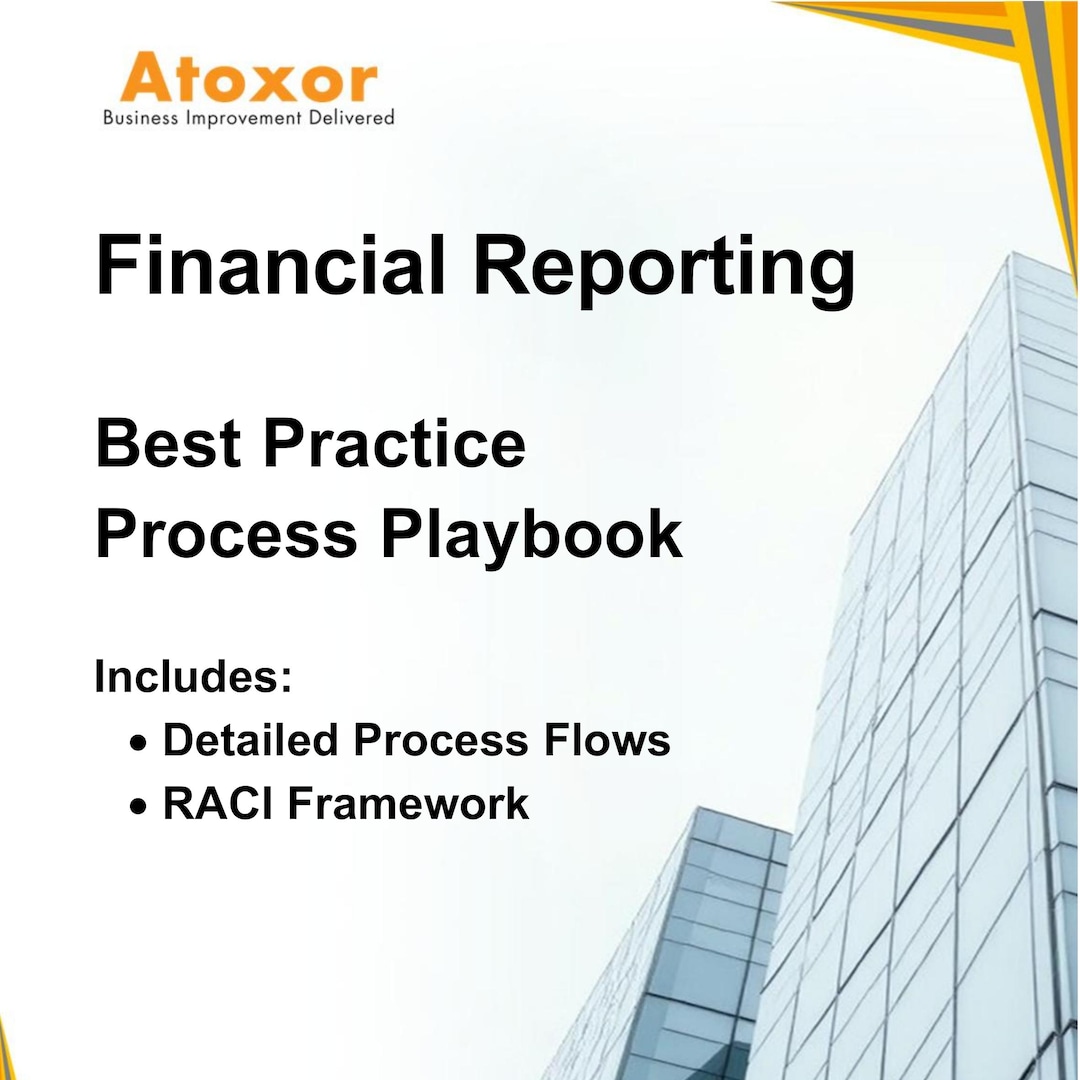Financial Reporting Process Playbook, Finance, Workflow, Procedure ...