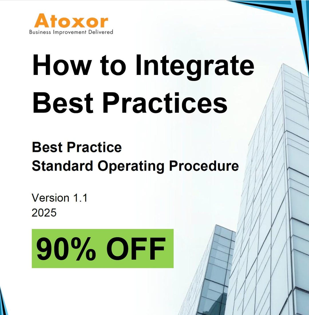 How to Integrate Best Practices Into Existing Sops Standard Operating ...