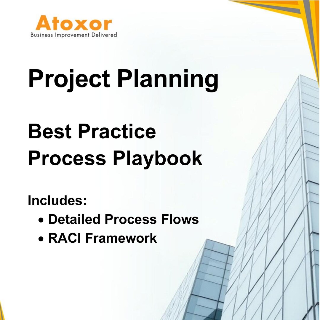 Project Planning Process Playbook, Workflow, Procedure, Guide, Best ...