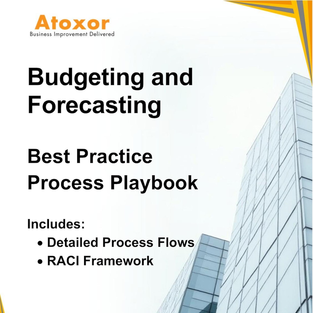 Budgeting & Forecasting Process Playbook, Finance, Workflow, Procedure ...