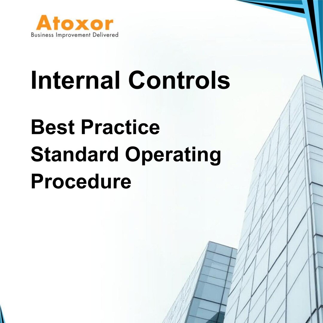 Internal Controls Standard Operating Procedure, SOP, Finance, Workflow ...