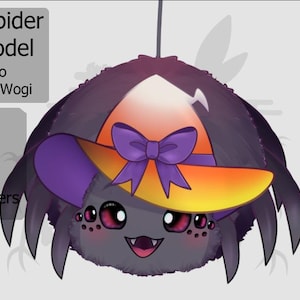 Spooky Spider Vtuber Model - Etsy