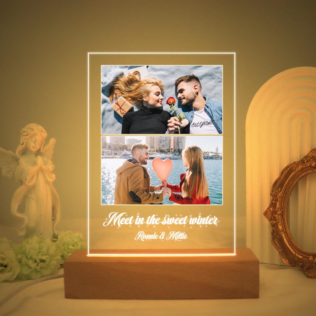 Custom Photo Night Light,picture LED Light,personalized Photo Lamp ...