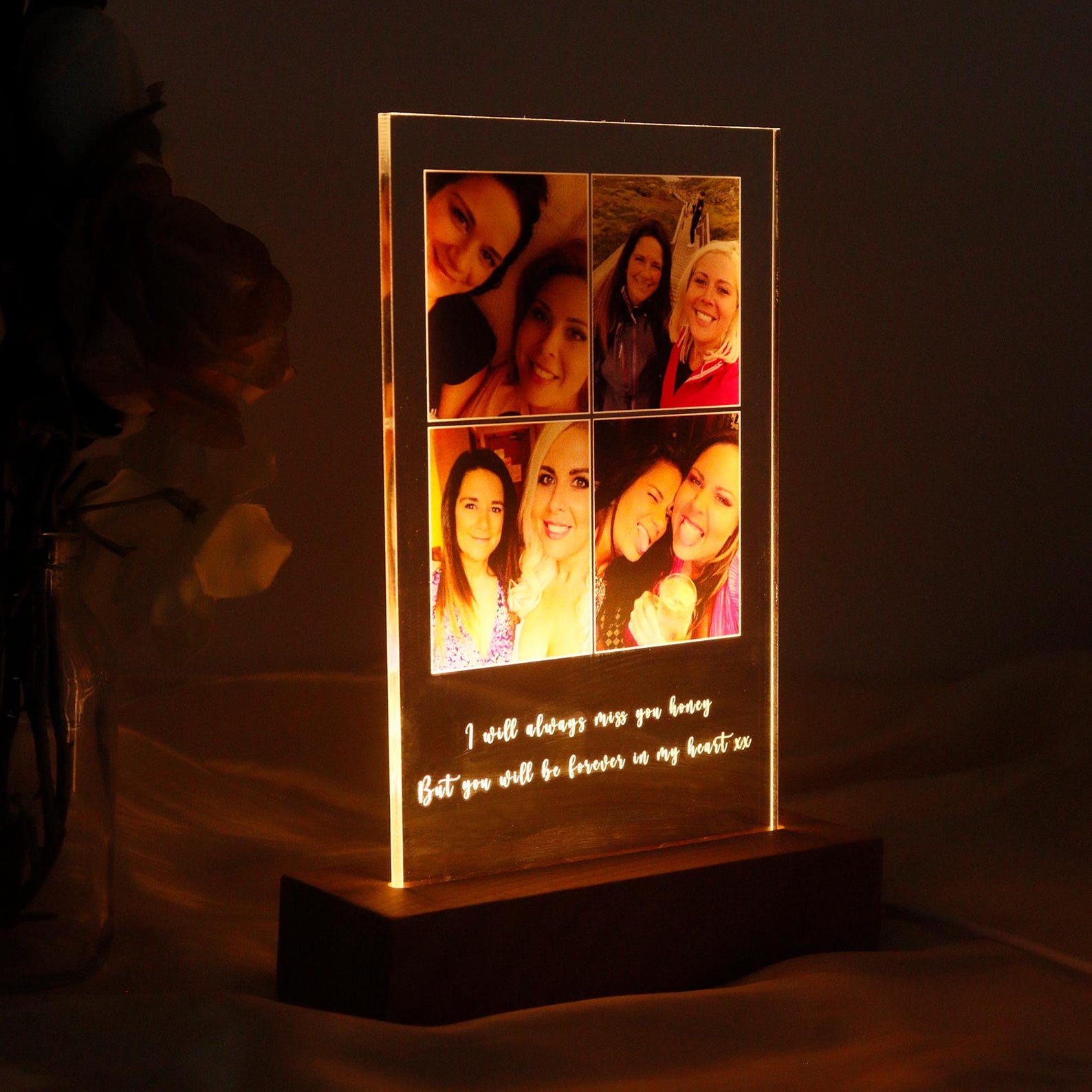 Custom Photo Night Light,picture LED Light,personalized Photo Lamp ...