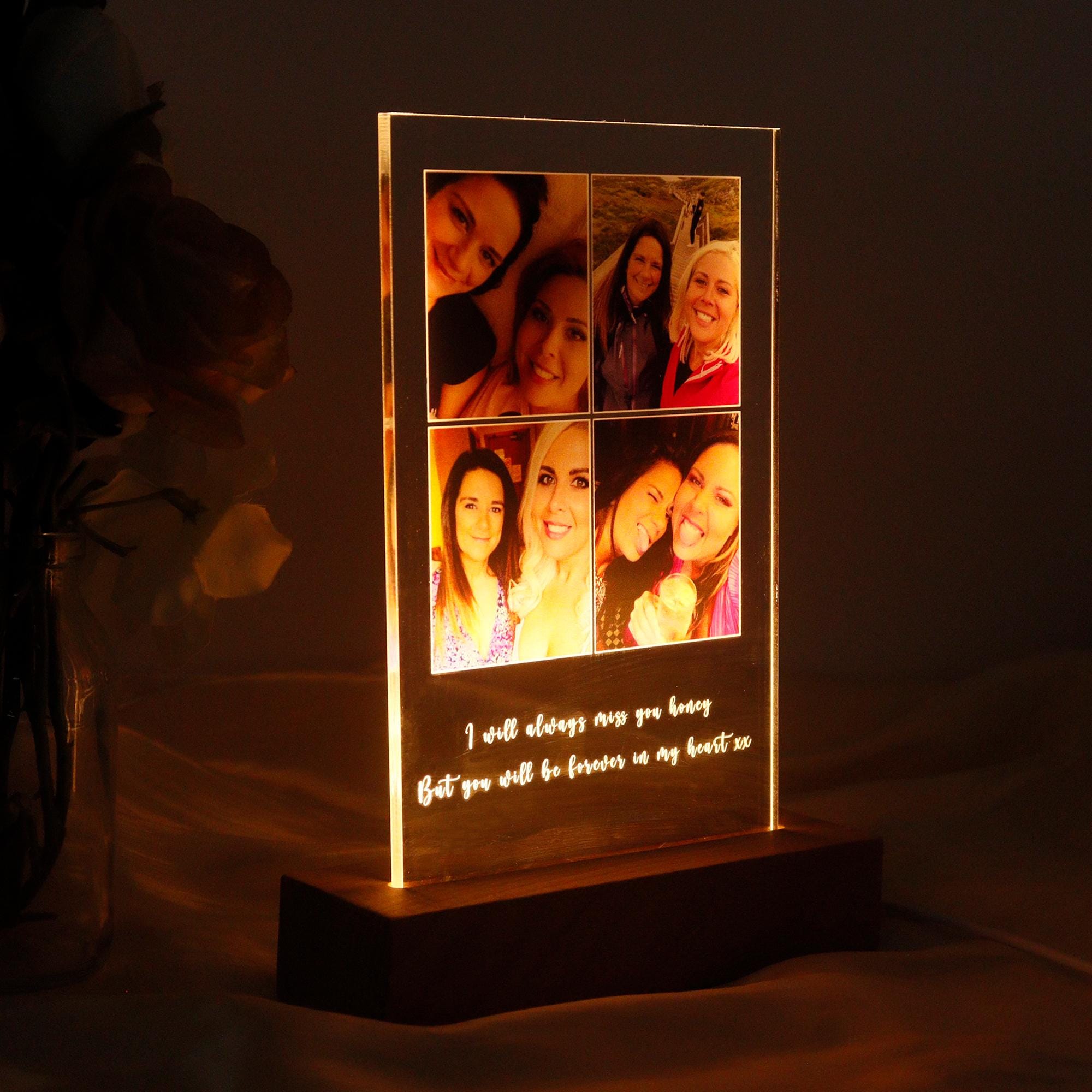 Custom Photo Night Light,picture LED Light,personalized Photo Lamp ...