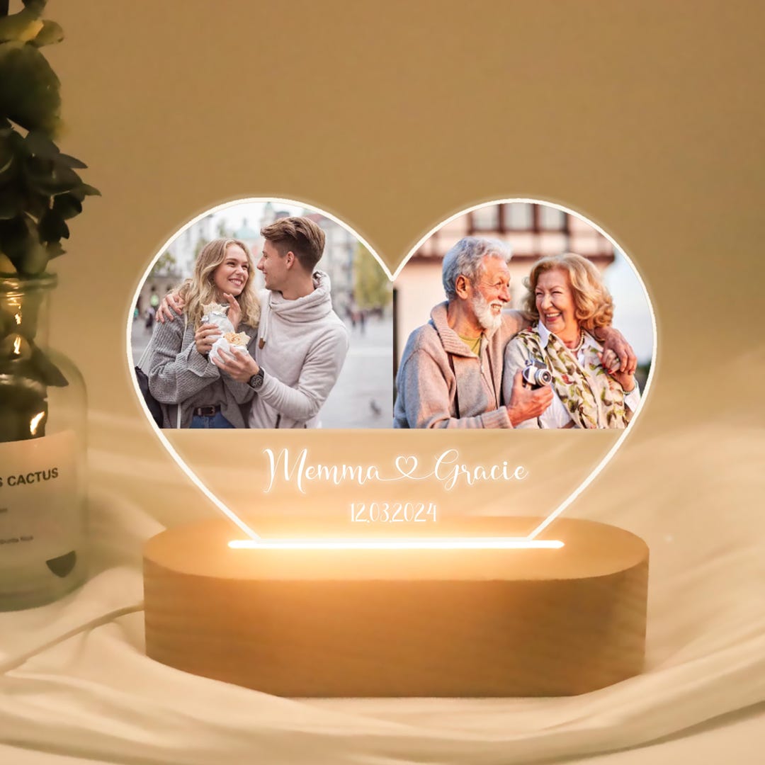 Custom Photo Night Light,couple Photo Night Light,picture LED Lamp ...
