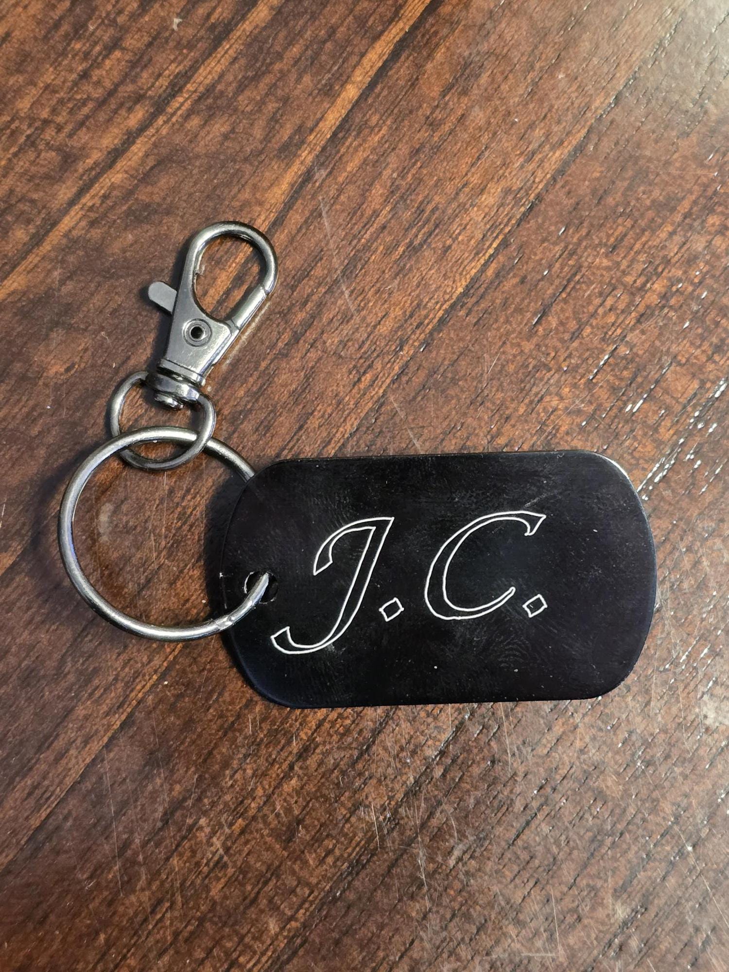 Customized Laser-engraved Wood Keychain - Etsy