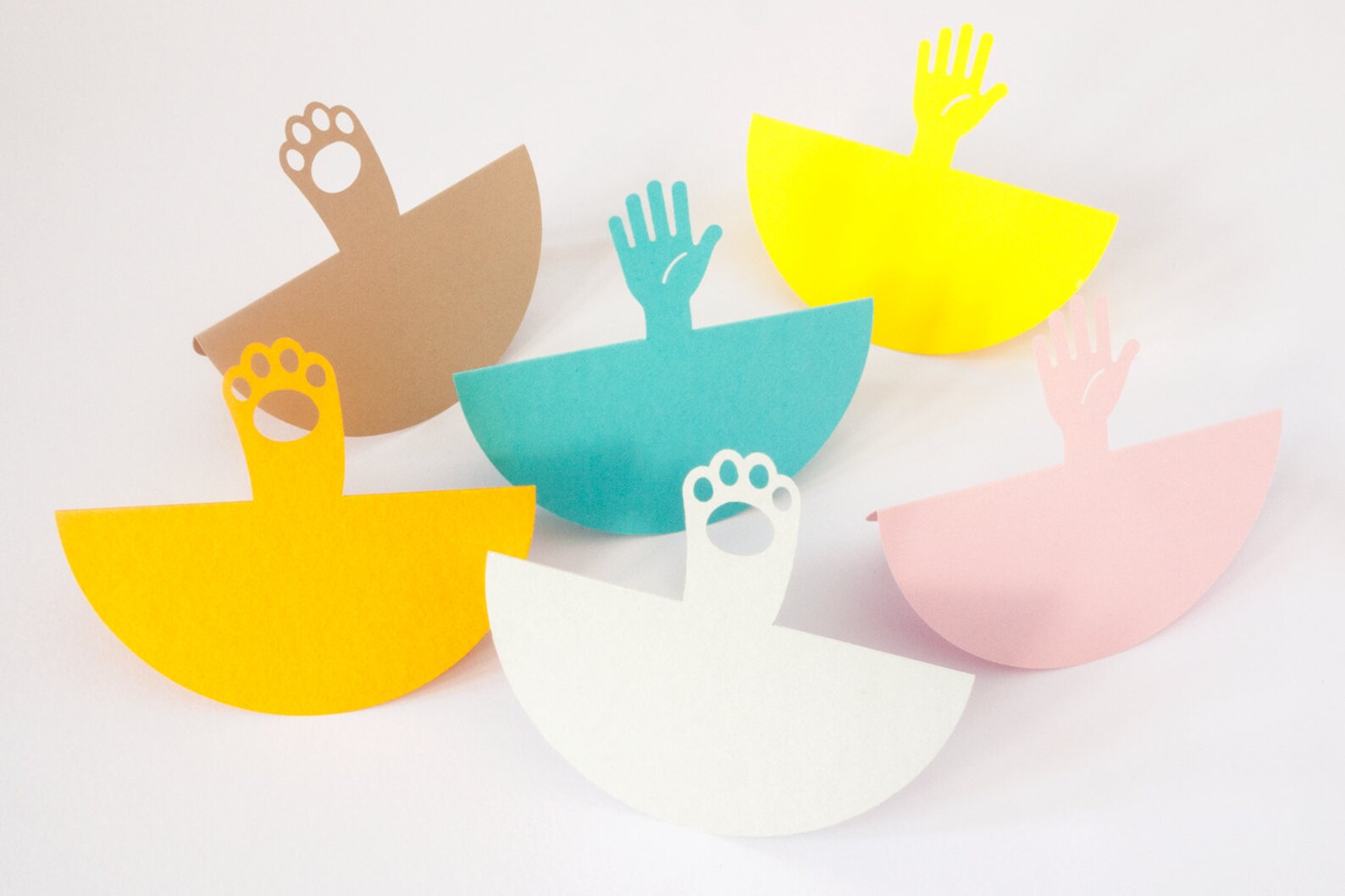 Wave Memo hand Turquoise Unique Paper Stationery - Etsy