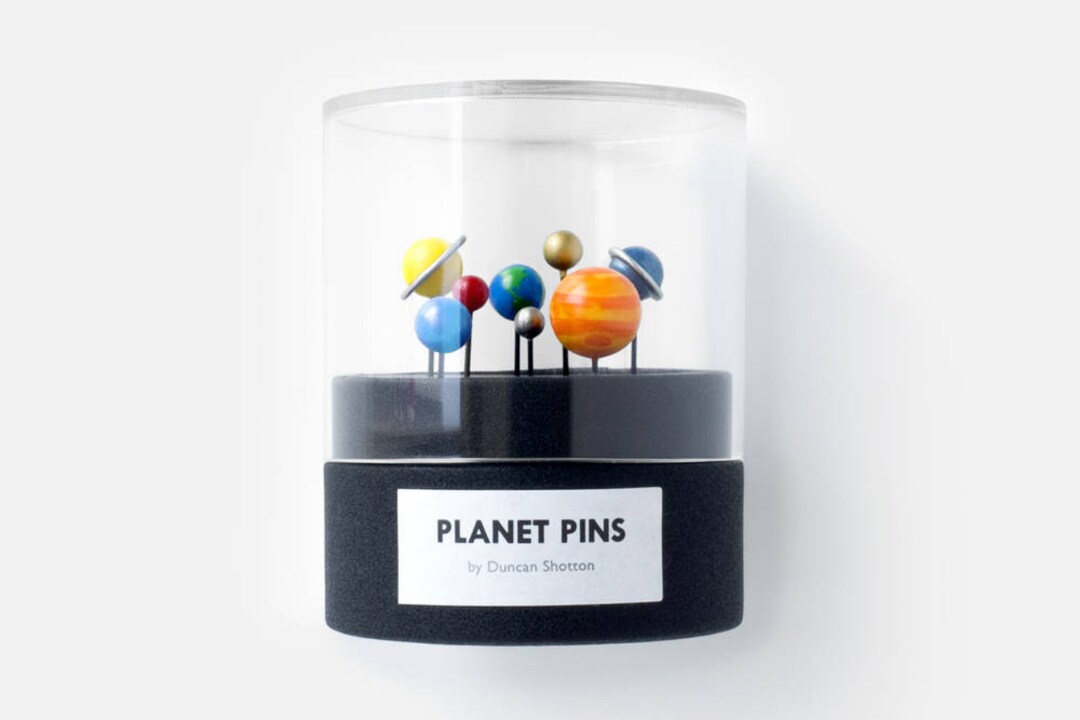 Planet Pins - Hand-painted Solar System Stationery (push Pins for Your ...