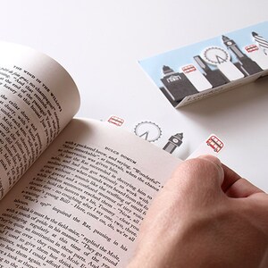 London Sticky Page Markers - City Skyline Stickies for Stationery ...