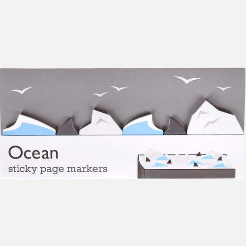 Ocean Sticky Page Markers Paper Sticky Notes for Bookmarking - Etsy UK