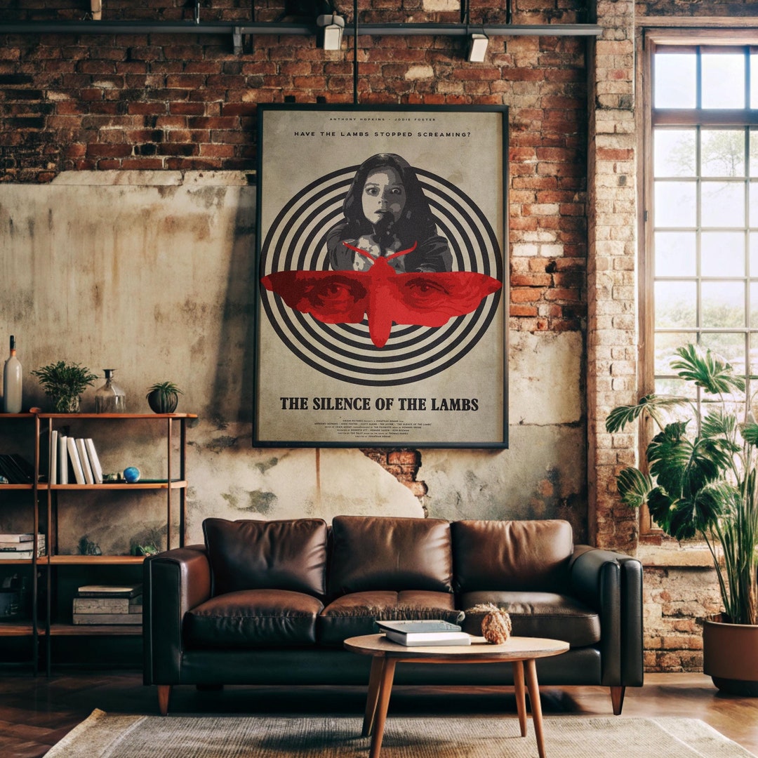 The Silence of the Lambs Movie Poster - Classic Thriller Wall Art ...