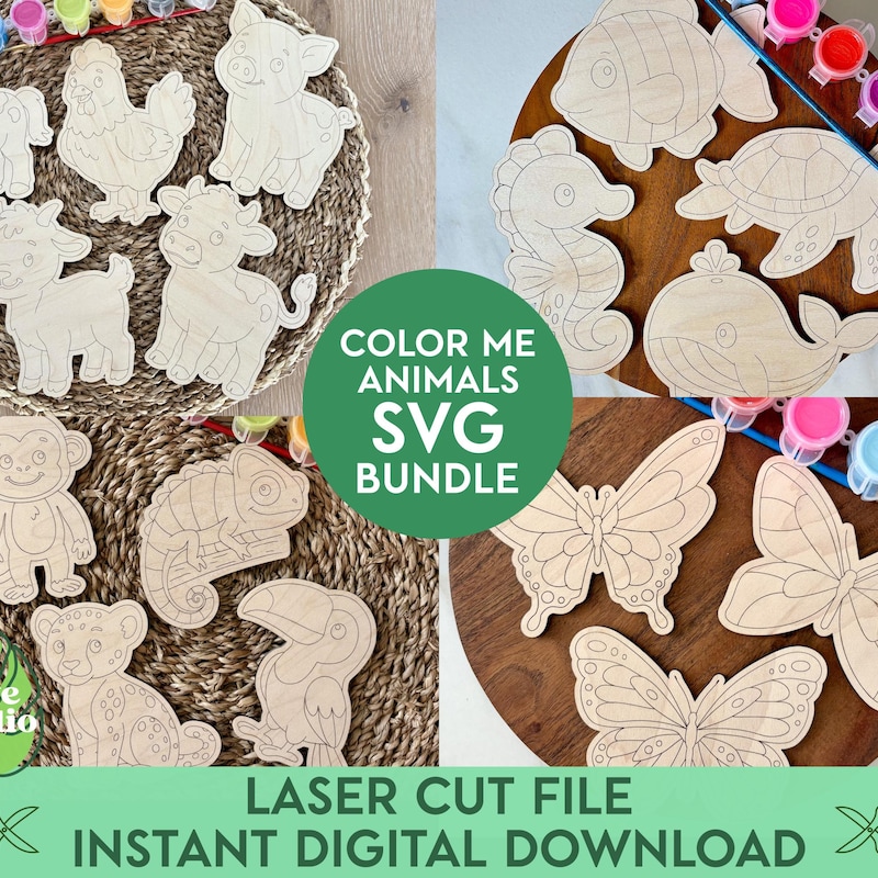 Kids Laser Coloring Svg - Etsy UK