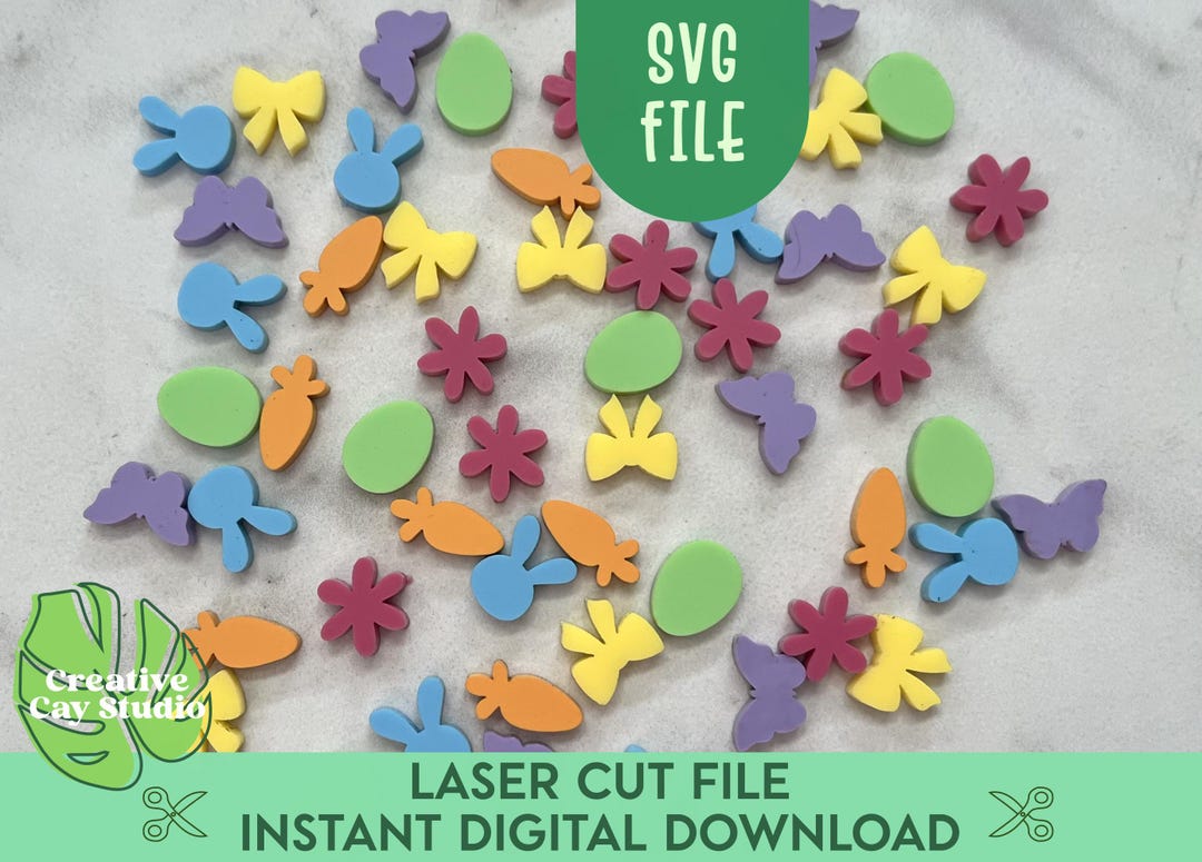 Easter Table Confetti SVG, Easter Party Decorations, Easter Photo Prop ...