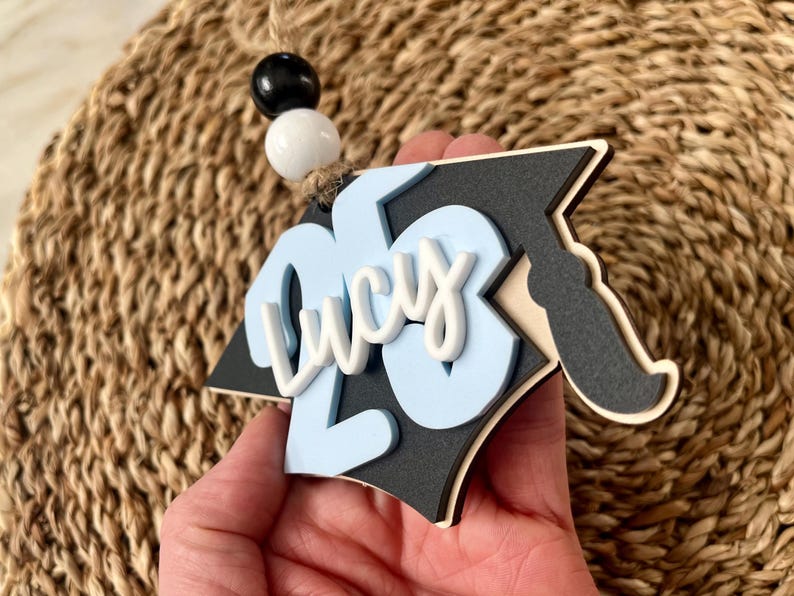 2026 Graduation Car Charm SVG, Class of 2026 Ornament, Graduation ...