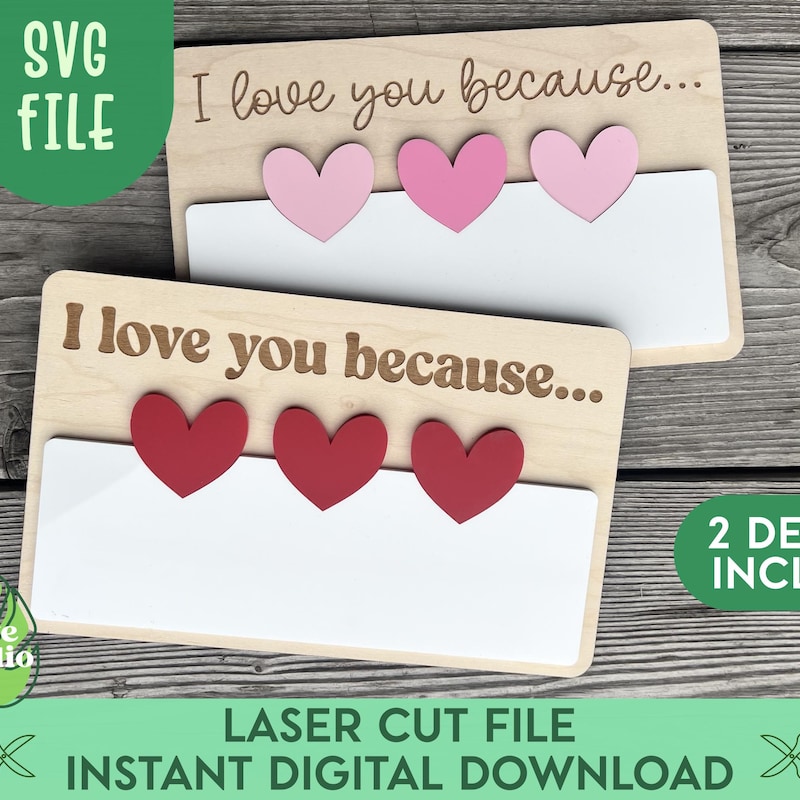 I Love You Because - Etsy