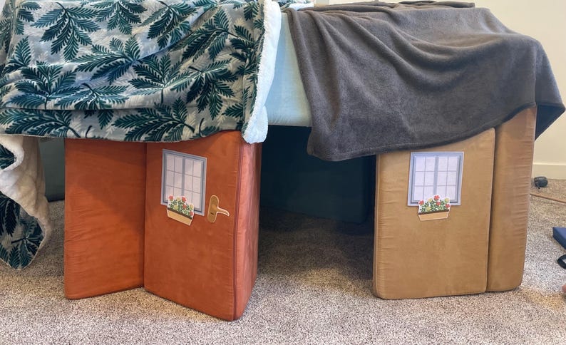 Front Door and Windows Play Couch, Nugget Couch Felt Accessories ...