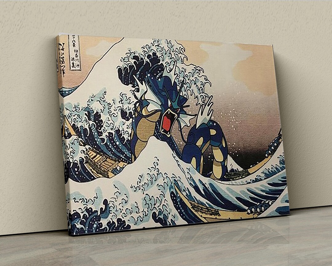 The Great Wave off Kanagawa by Hokusai – Iconic Japanese Art Canvas for ...