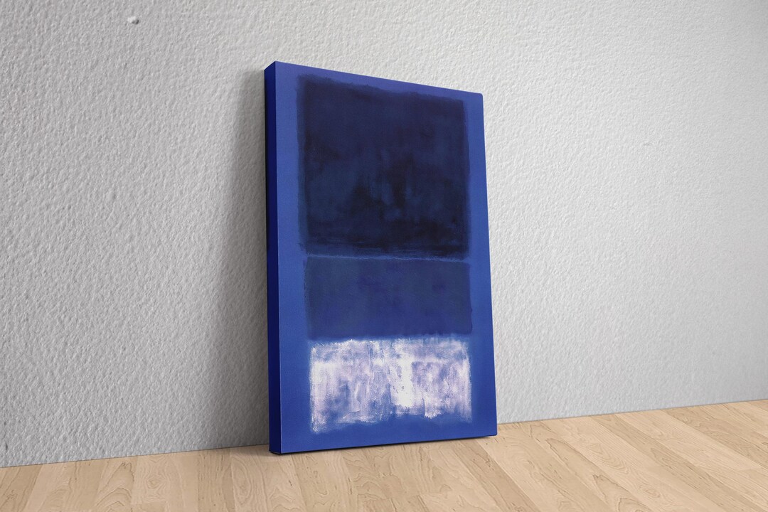 Mark Rothko Blue Canvas, Retrospective Poster, Exhibition Museum Print ...