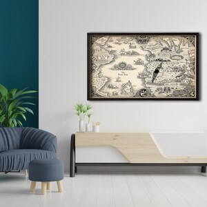The Grishaverse Map Canvas Stunning Fantasy World Map From Shadow and ...