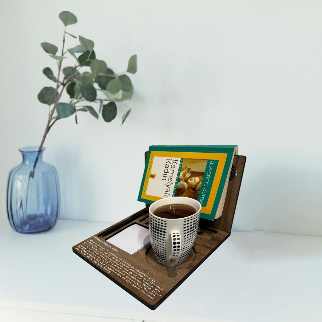 Personalized Wooden Book Stand, Book Valet, Book Holder Stand for ...