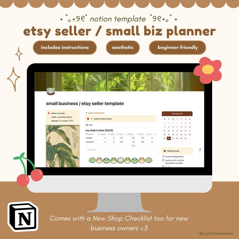 Notion Themes - Etsy