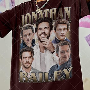 Retro Jonathan Bailey Shirt Sweatshirt Tshirt Vintage Graphic Tee Long ...