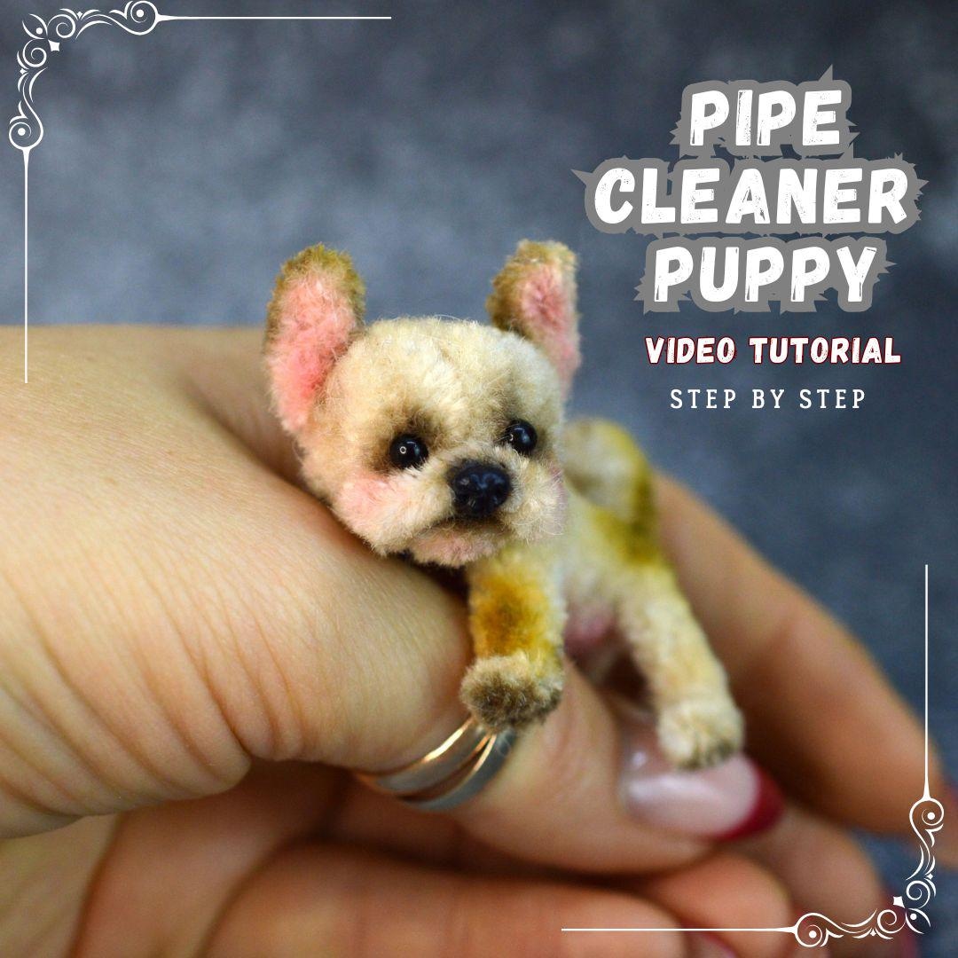 Miniature Pipe Cleaner Dogs and Puppies Video Tutorial - Let's Make ...