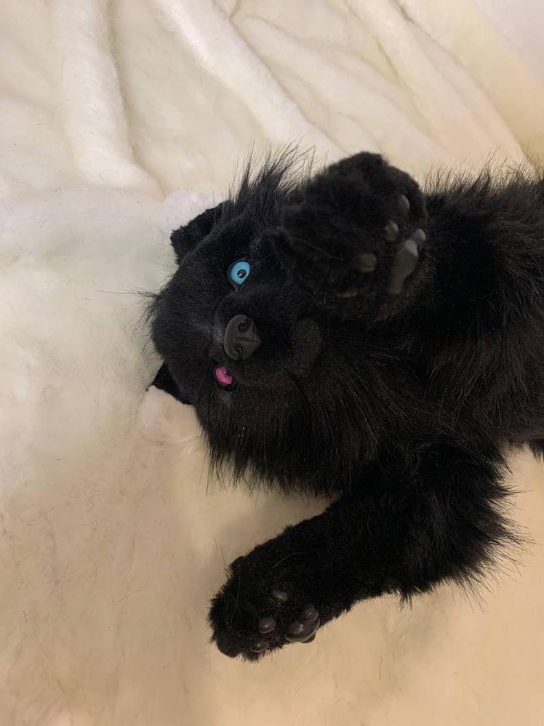 Custom Realistic Wolf Plush.art Doll Animal. Pose Wolf. Wolf Art Doll ...