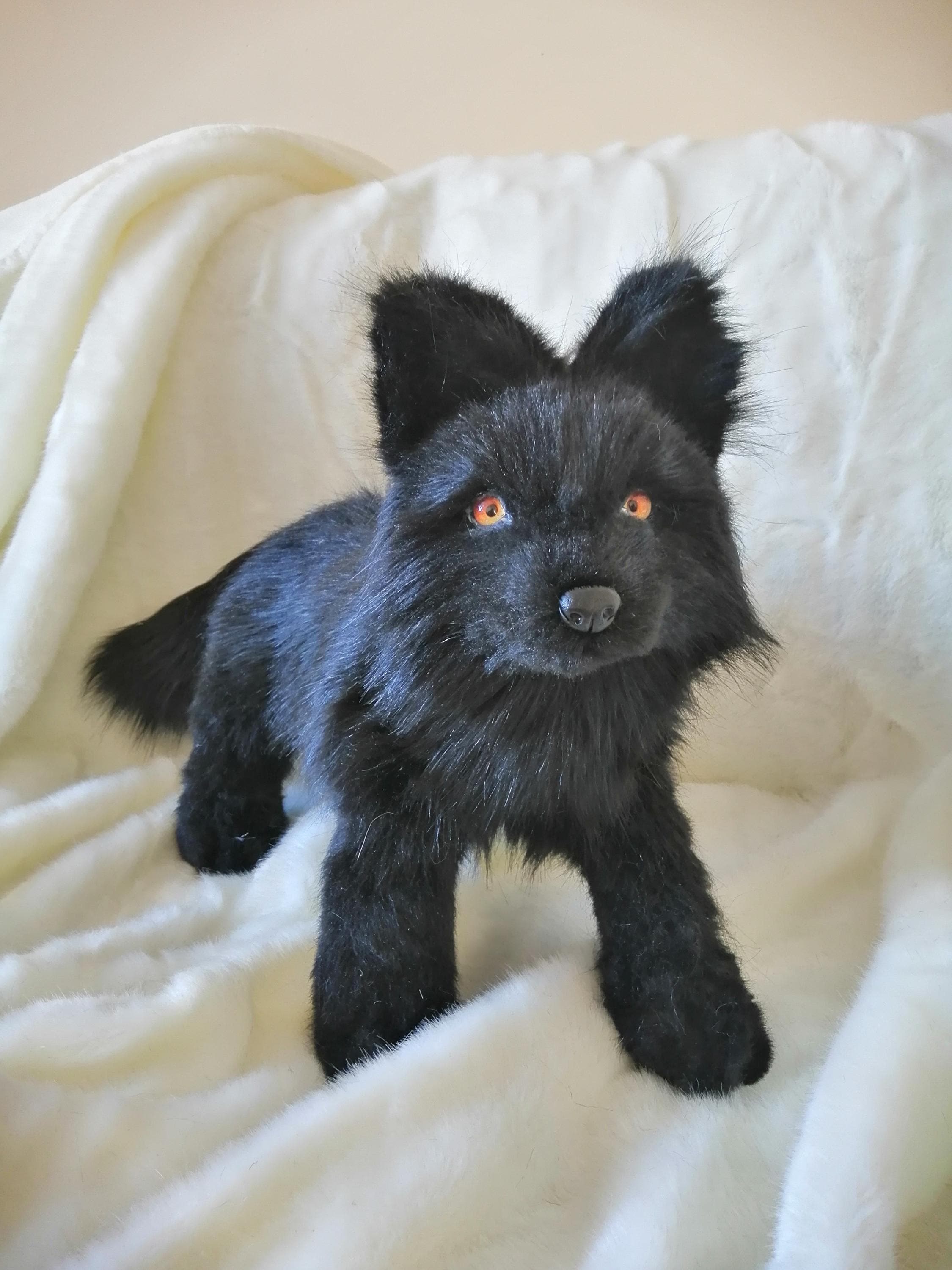 Custom Realistic Wolf Plush. Art Doll Animal. Pose Wolf. Wolf Art Doll ...