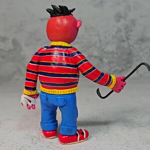 Ernie Sesame Street, FNF Mod Broken Strings, Polymer Clay Figurine ...