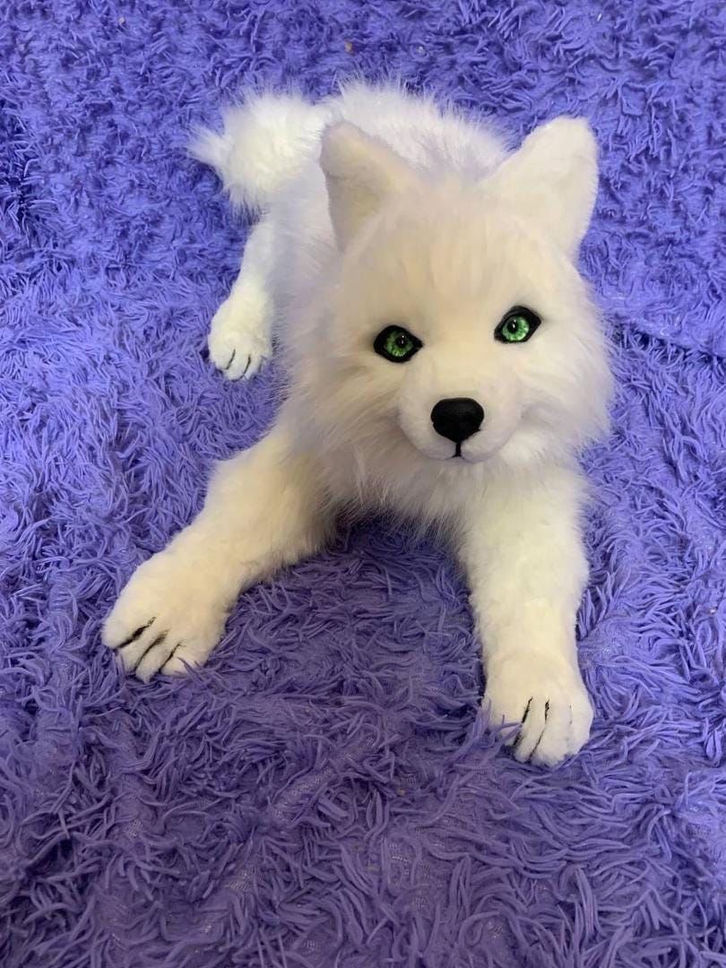 Custom Realistic Wolf Plush.art Doll Animal. Pose Wolf. Wolf Art Doll ...