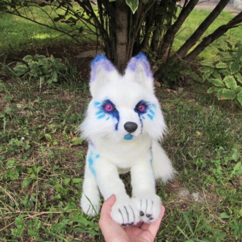 Custom Realistic Wolf Plush. Art Doll Animal. Pose Wolf. Wolf Art Doll ...